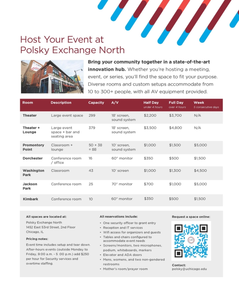 Reserve a Space - Polsky Center for Entrepreneurship and Innovation